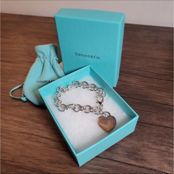 Tiffany & Co. | Jewelry | Tiffany Co Rtt Heart Tag Bracelet | Poshmark